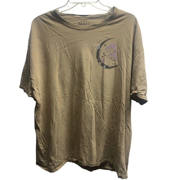 MAD Engine | Shirts | Mad Engine Tan Tee With Purple Design | Poshmark